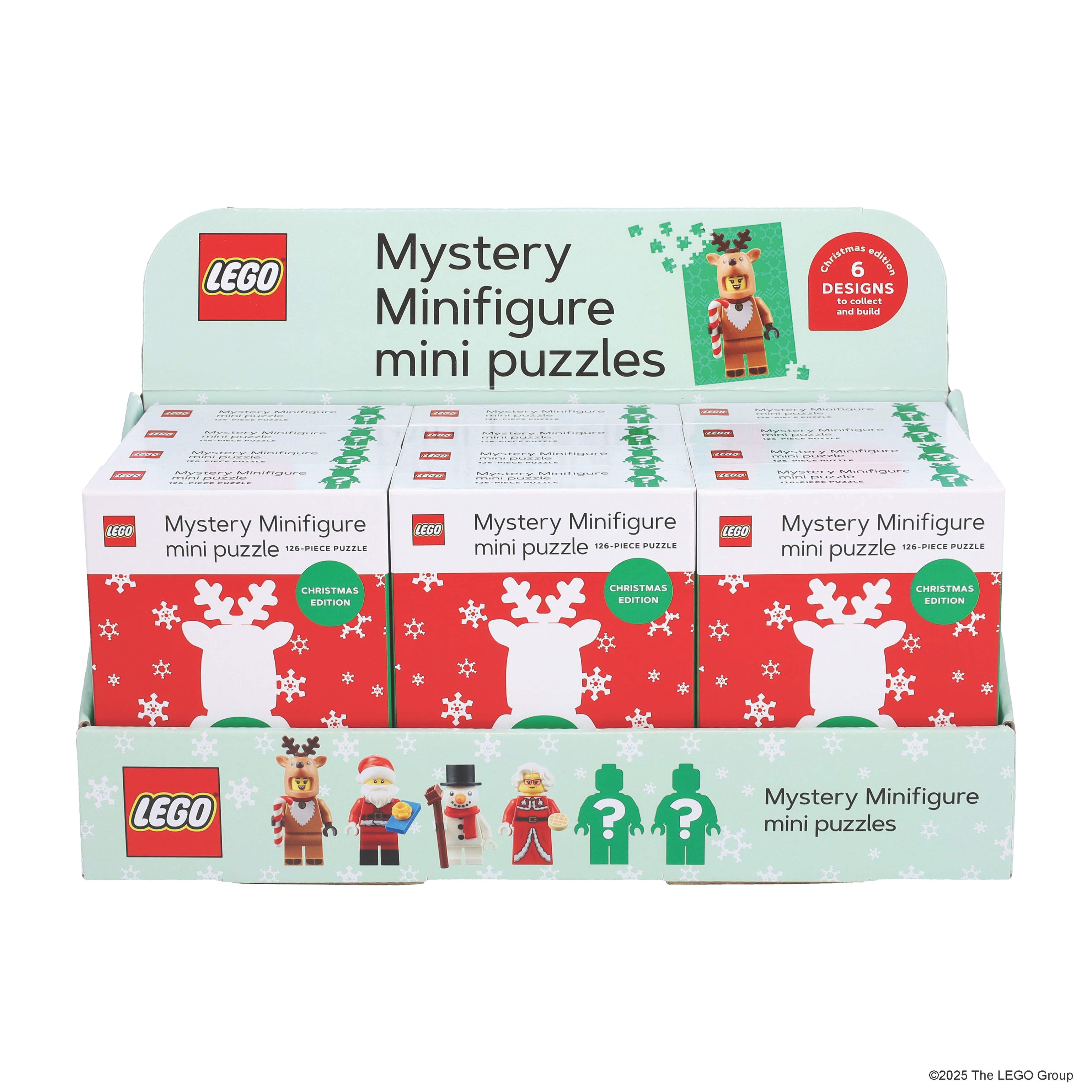 LEGO Mystery Minifigure Mini Puzzle (Christmas Edition)12-Copy CDU (Ji ...