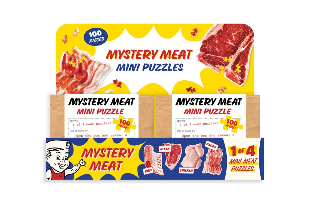 Mystery Meat Mini Puzzle CDU of 12 (Jigsaw Products)– Abrams ...