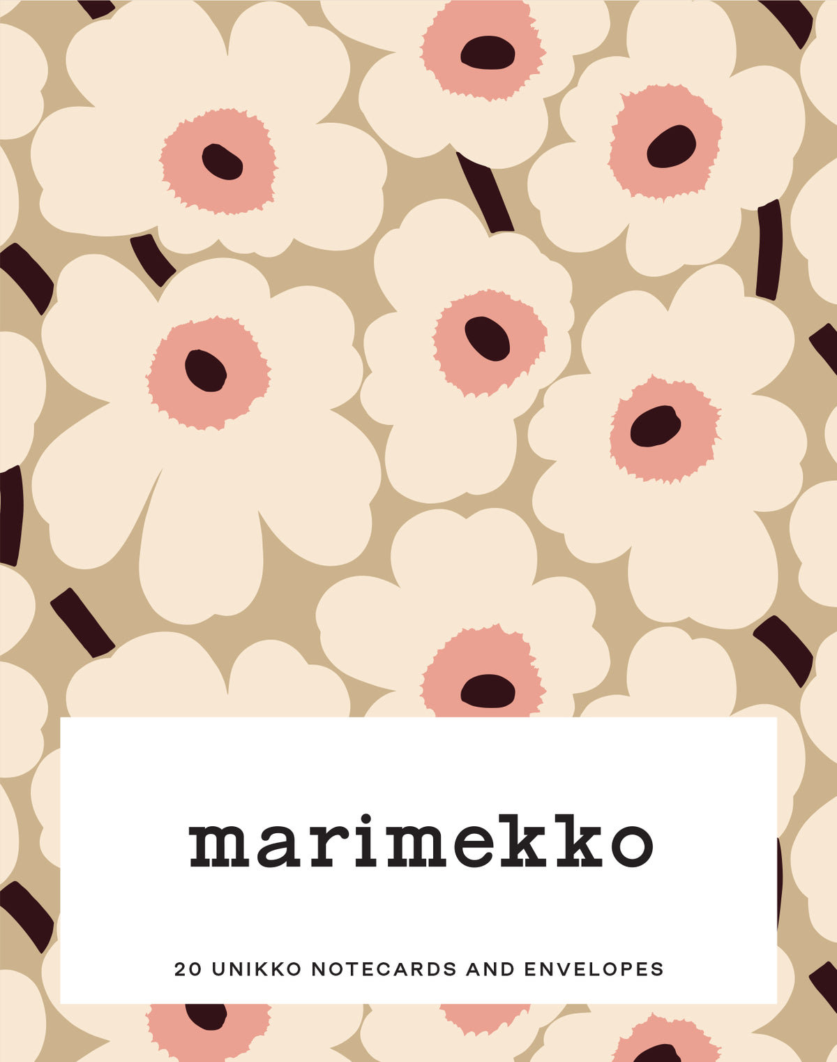 Marimekko Notes (Pastels) - 20 Unikko Notecards & Envelopes (Flash Car ...