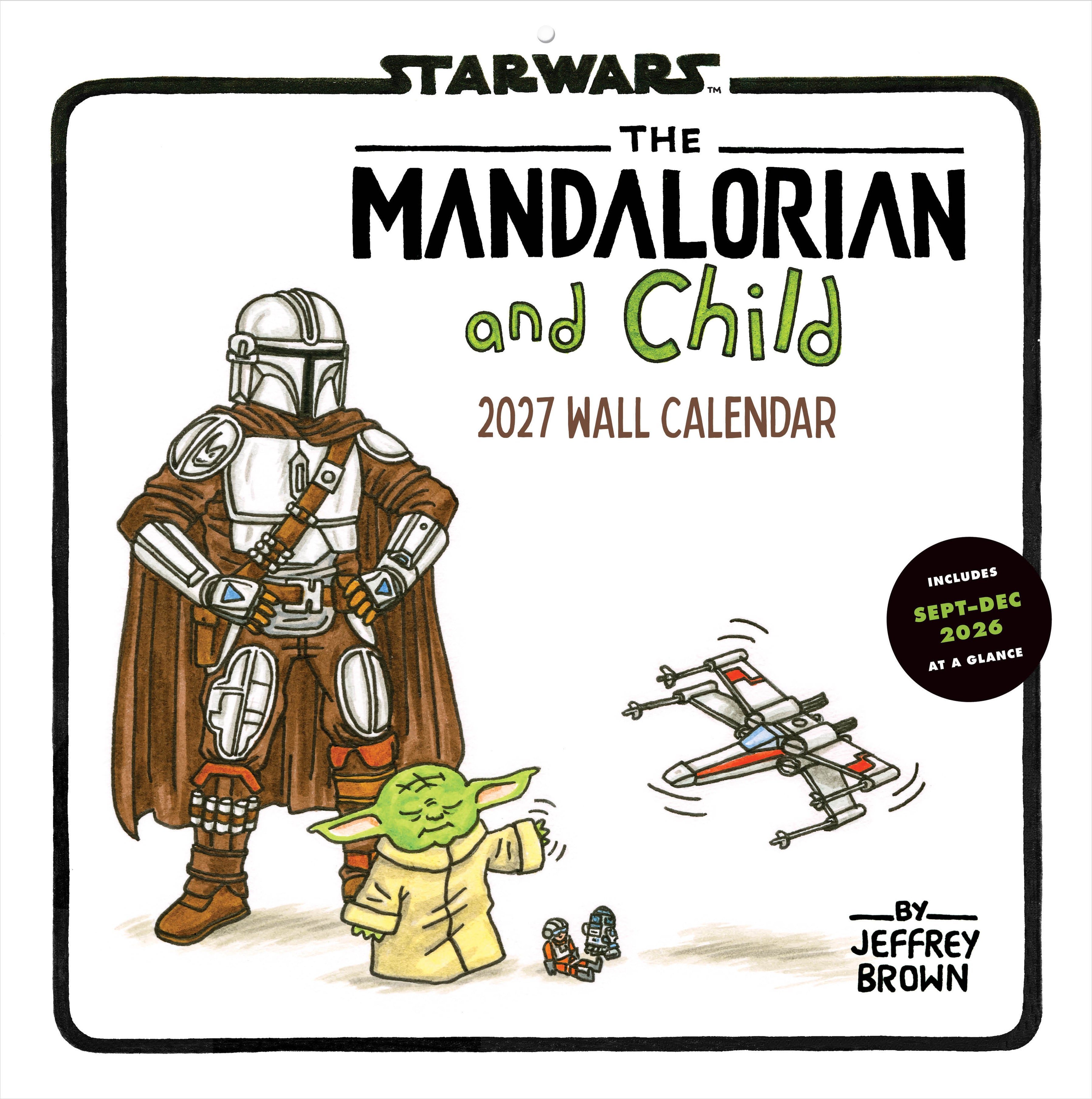 Star Wars The Mandalorian and Child 2027 Wall Calendar (Calendar ...