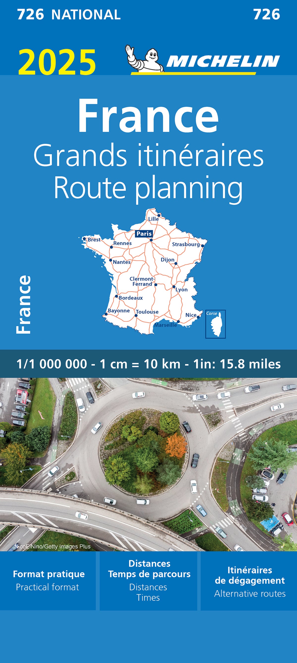 France Route Planning 2025 - Michelin National Map 726 - Map (Folded ...