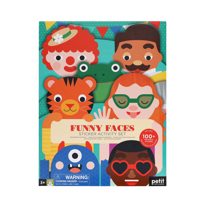 Sticker Activity Set: Funny Faces (Sticker Book or Pack)– Abrams ...