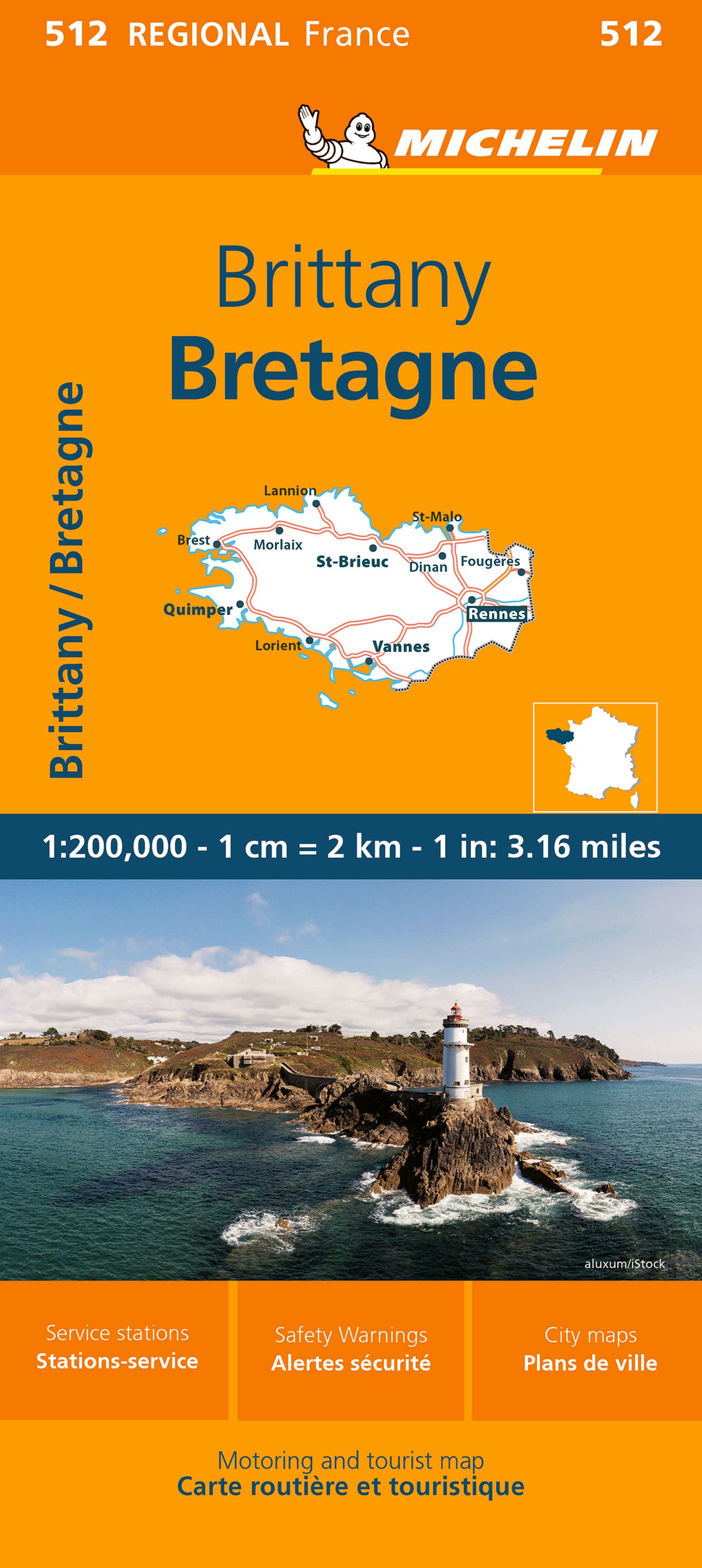 Brittany - Michelin Regional Map 512 (Folded)– Abrams & Chronicle Books